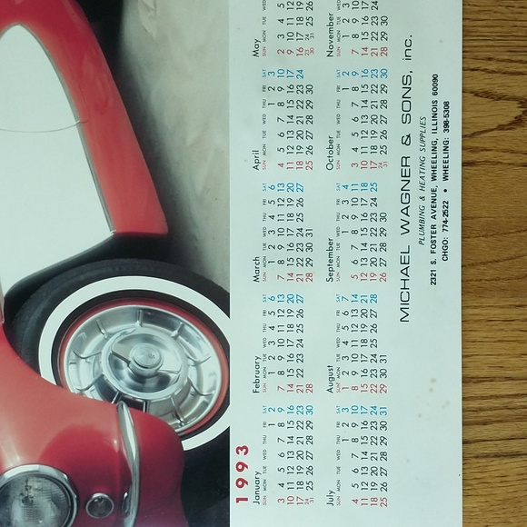 Art | 1993 Patriotic Themed Pinup Calendar Redwhite Valve Advertising ...